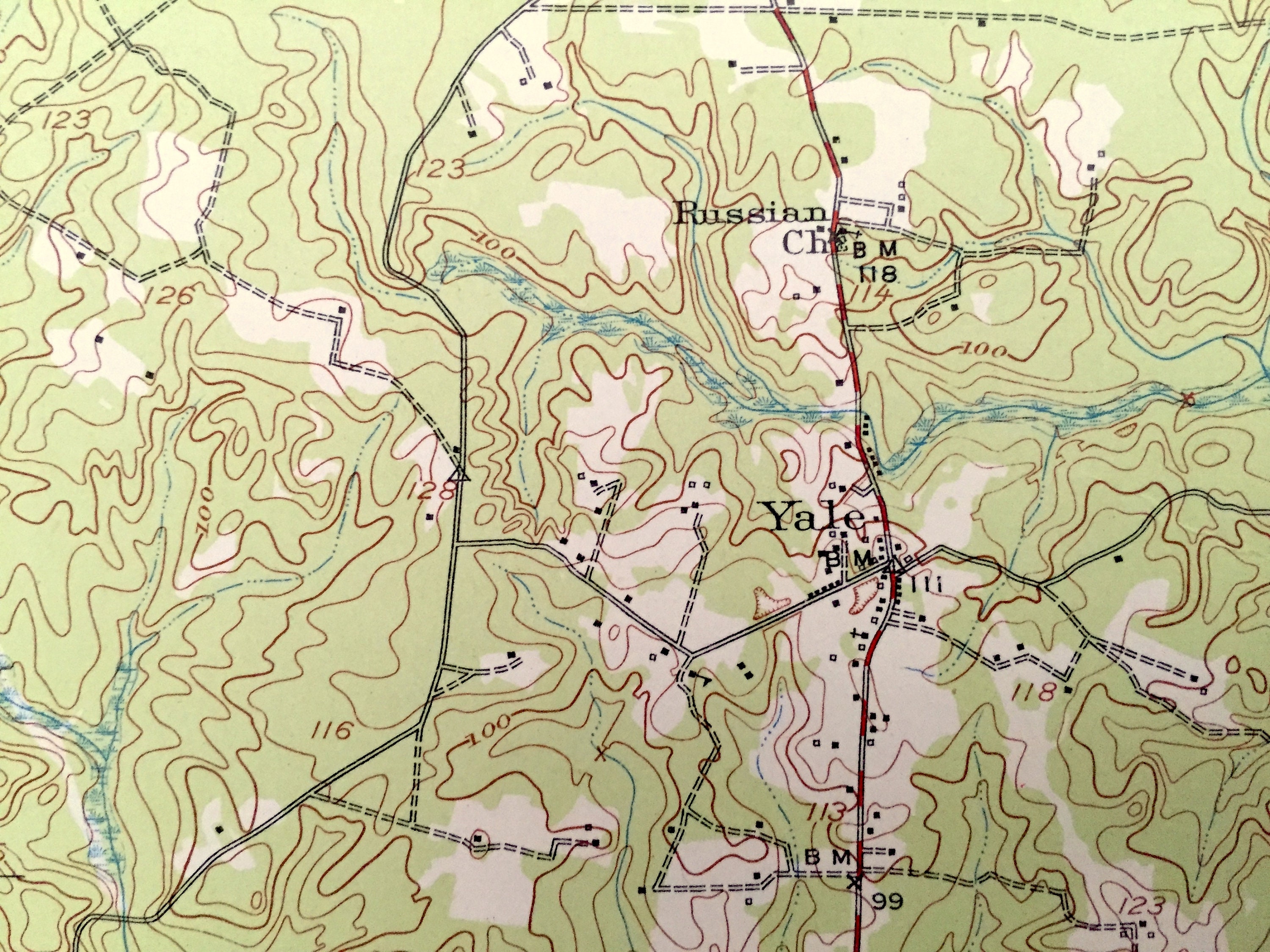 Antique Jarratt, Virginia 1951 US Geological Survey Topographic Map ...