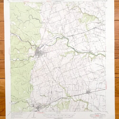 1880 Map of Williamson County Texas Georgetown - Etsy