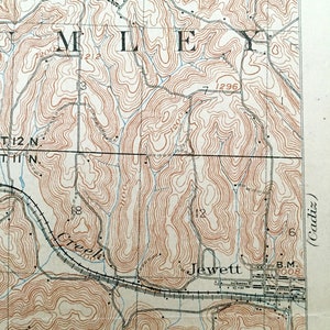 Antique Scio, Ohio 1904 US Geological Survey Topographic Map – Carroll ...
