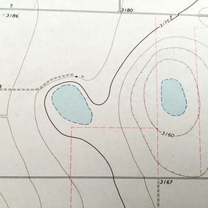 Antique Lockney SE, Texas 1965 US Geological Survey Topographic Map ...