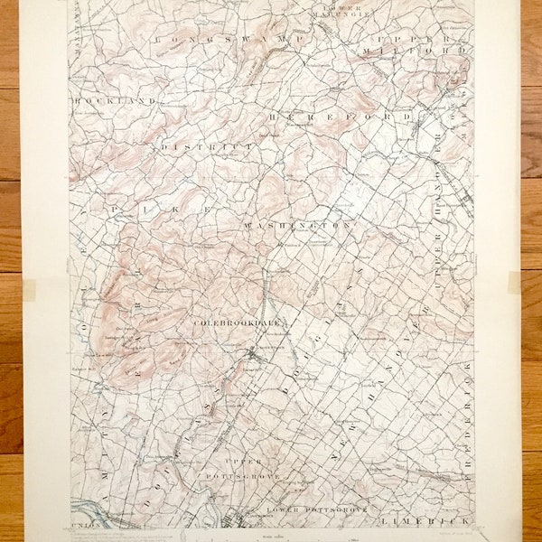 Pottstown Map - Etsy