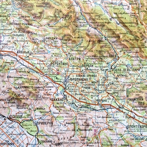 Antique SOVIET Rome, Italy 1972 Russian Army Survey Map – Naples ...