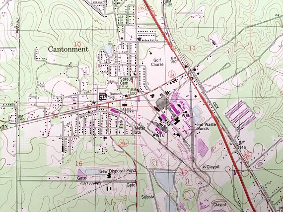 Cantonment Florida Panhandle Map