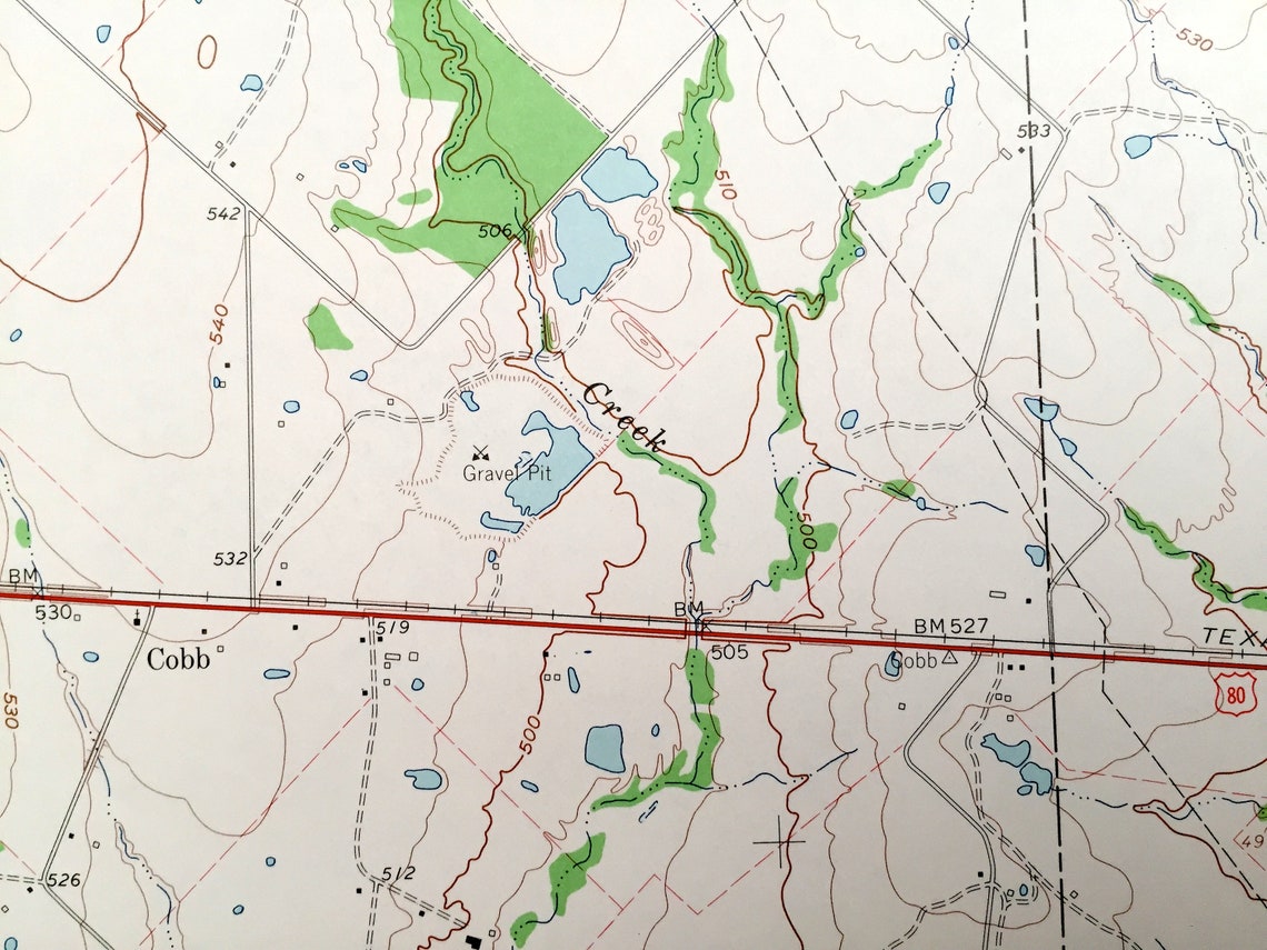 Antique Wills Point Texas 1962 US Geological Survey - Etsy
