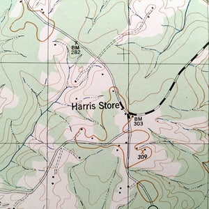 Antique Partlow, Virginia 1942 US Army Topographic Map Spotsylvania ...