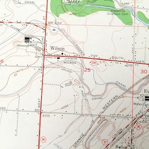 Antique Roy, Utah 1955 US Geological Survey Topographic Map – Weber ...