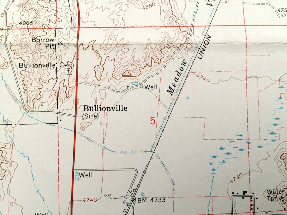 Antique Panaca Nevada 1970 US Geological Survey Topographic | Etsy