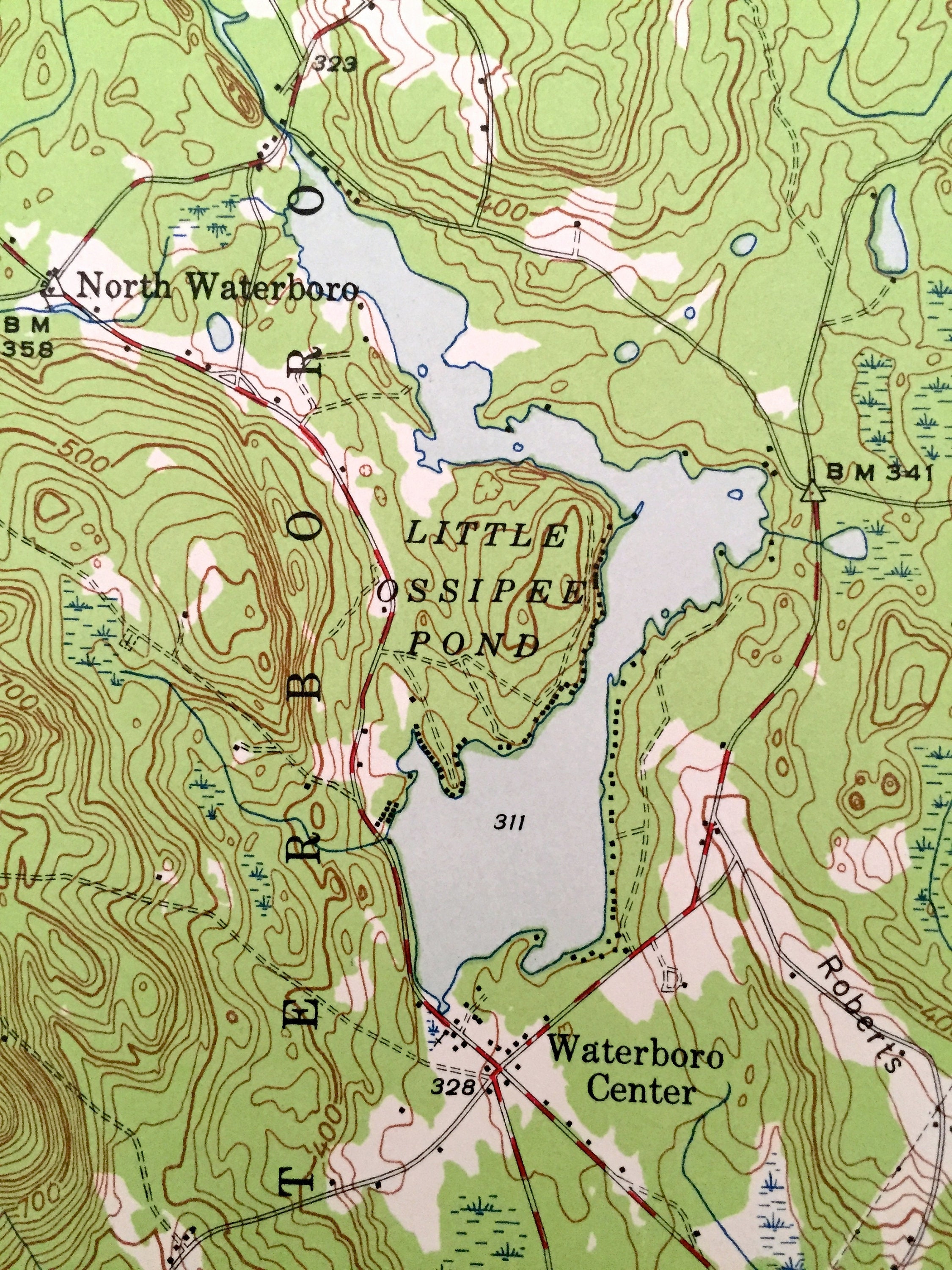 Antique Buxton Maine 1942 US Geological Survey Topographic | Etsy