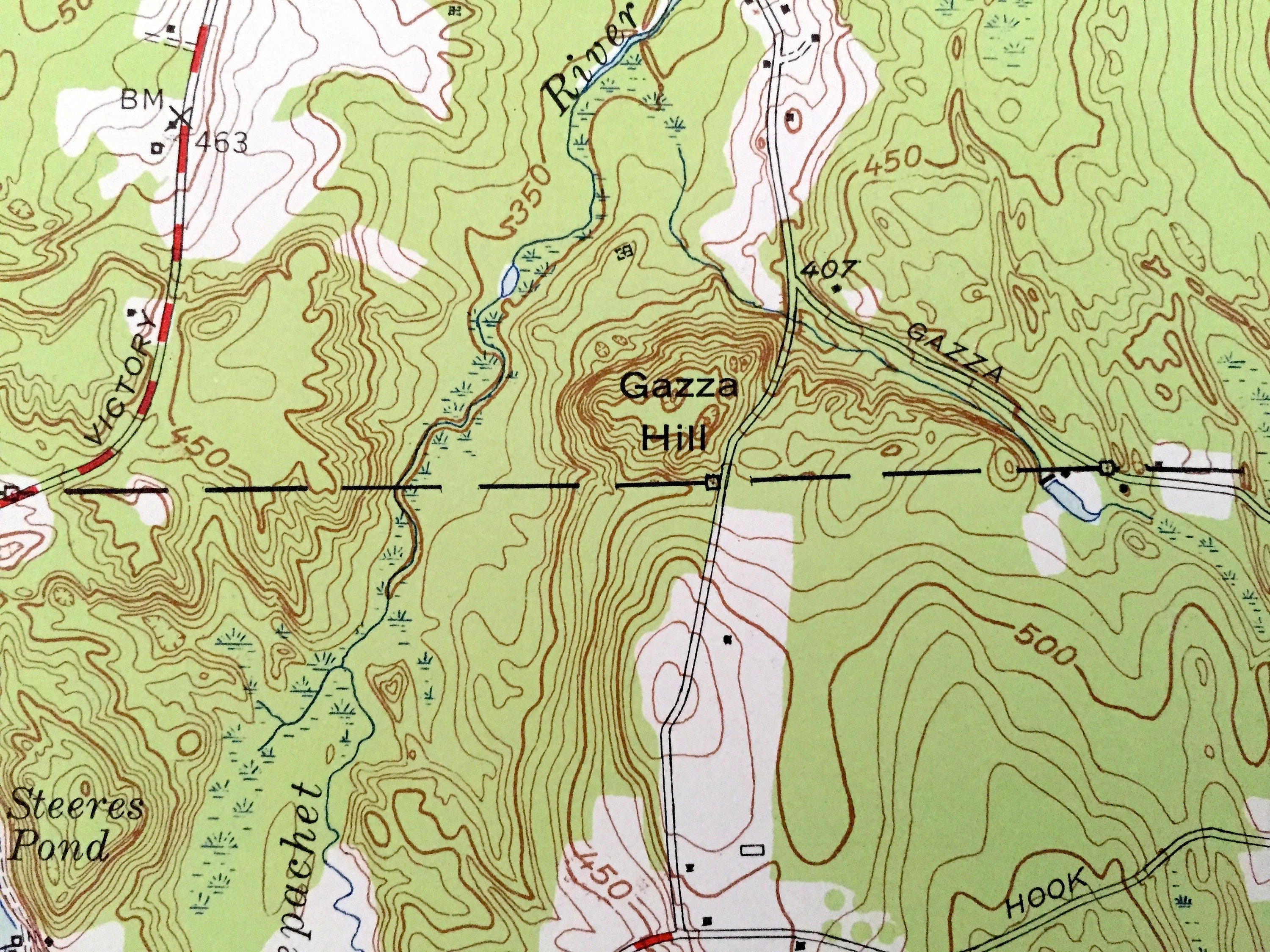 Antique Chepachet Rhode Island 1955 US Geological Survey | Etsy