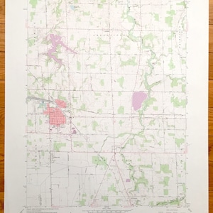 Antique Willard, Ohio 1960 US Geological Survey Topographic Map ...