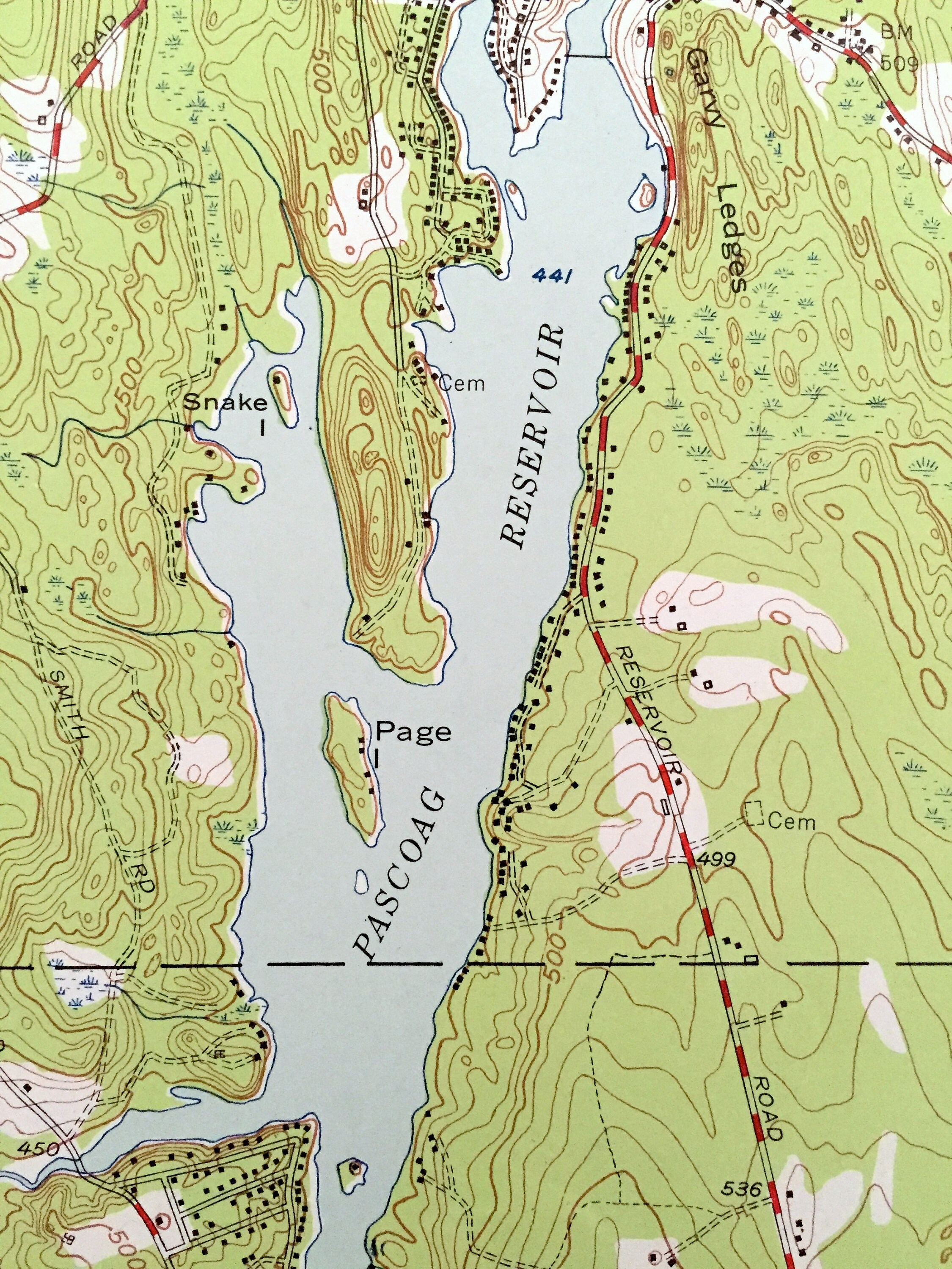 Antique Chepachet Rhode Island 1955 US Geological Survey | Etsy