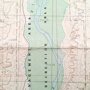 Antique Overton SE, Nevada 1983 US Geological Survey Topographic Map ...