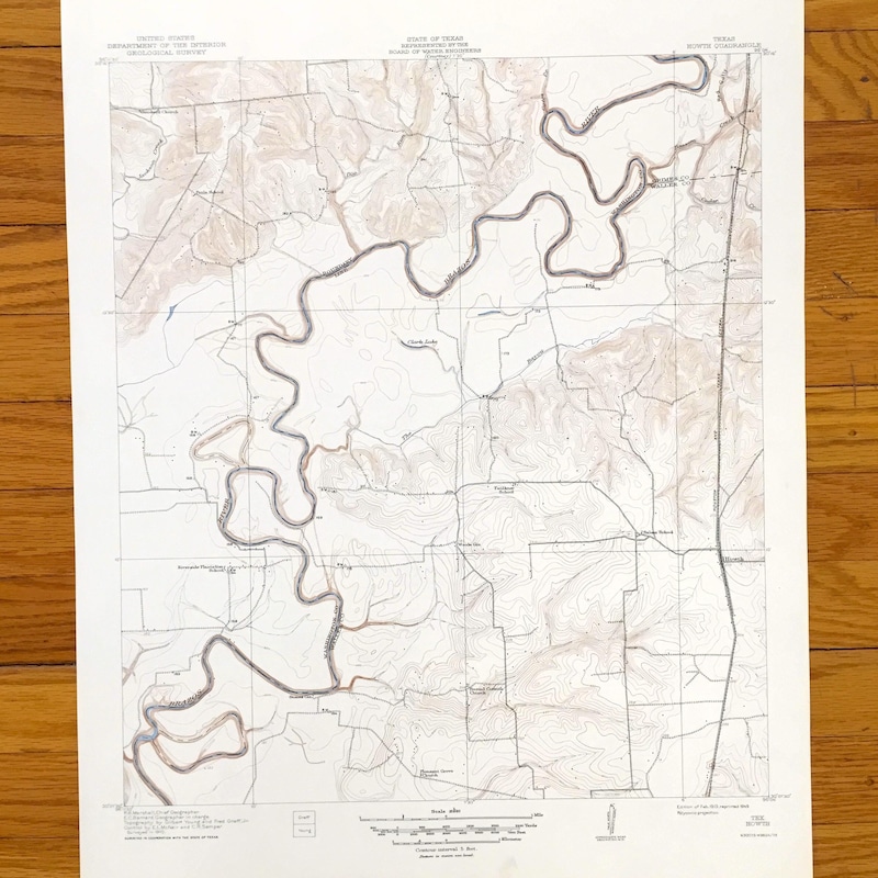 Camp County Texas Map - Etsy