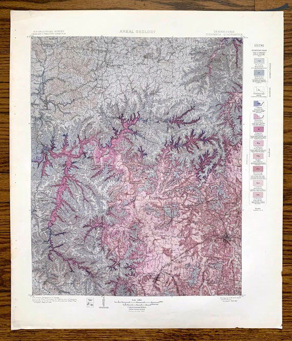 Columbia Tennessee Topography