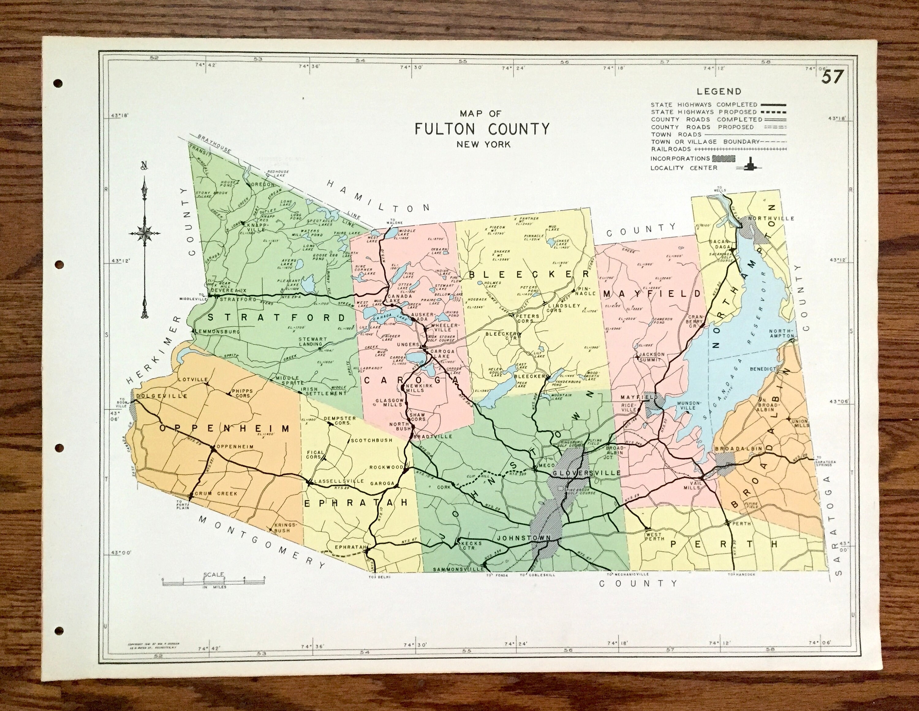 Fulton County Ny Map