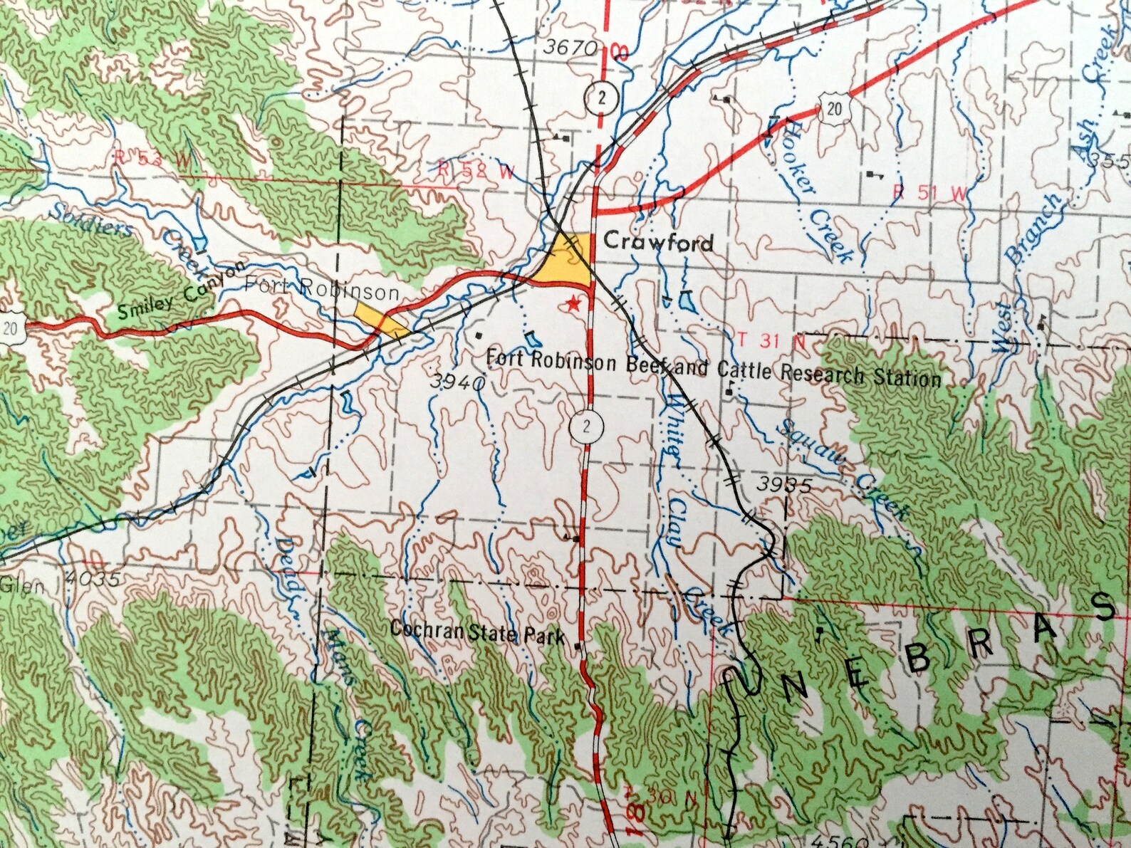 Antique Alliance Nebraska 1955 US Geological Survey - Etsy
