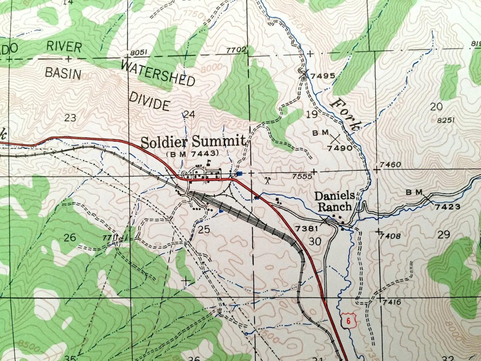 Antique Soldier Summit Utah 1939 US Geological Survey | Etsy