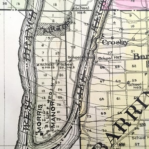 Antique Yates County, New York 1912 New Century Atlas Map – Penn Yan ...