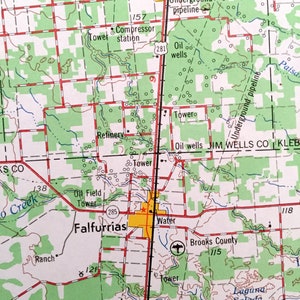 Antique Laredo, Texas 1956 US Geological Survey Topographic Map ...