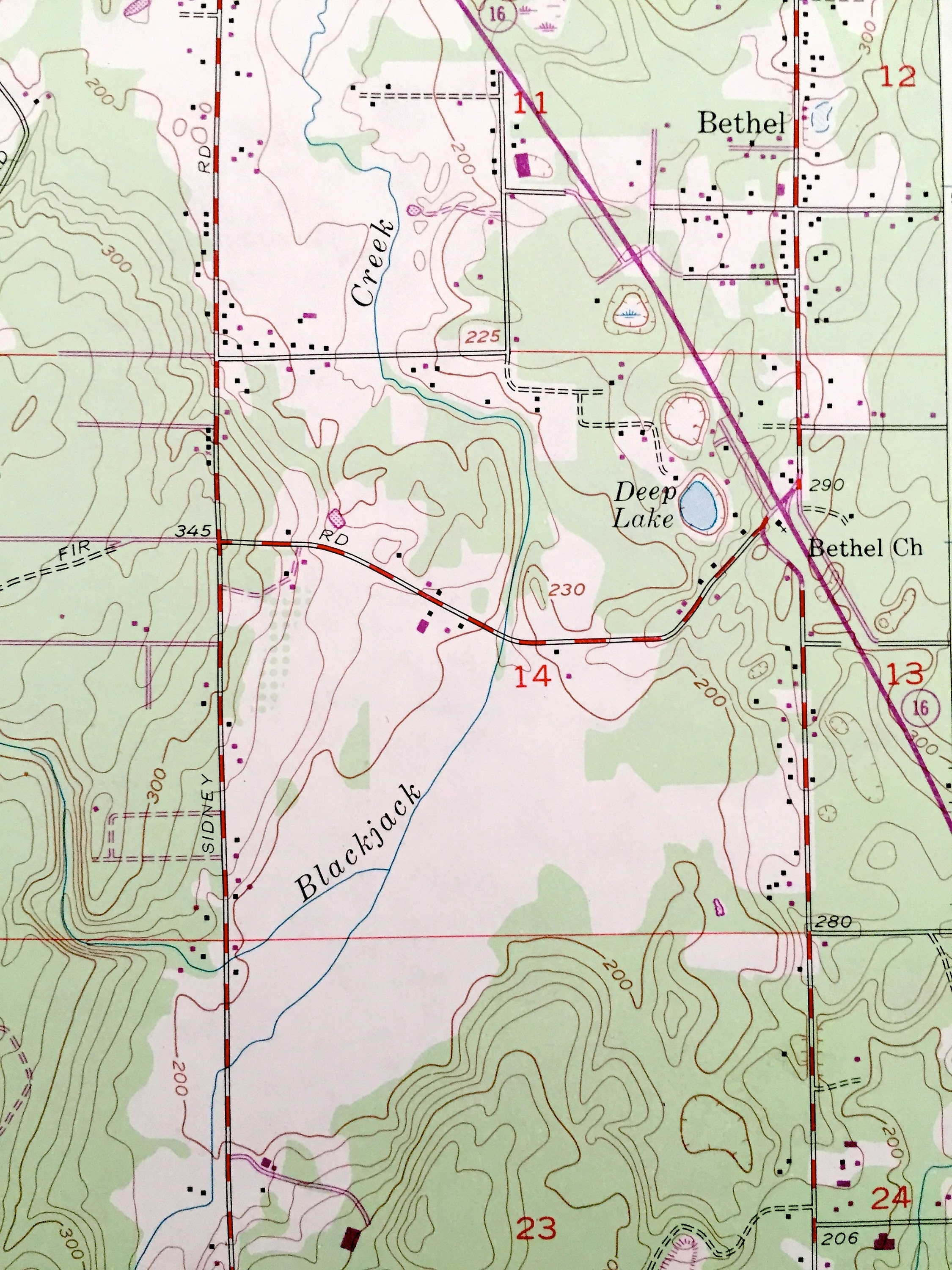 Antique Burley, Washington 1953 US Geological Survey Topographic Map ...