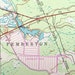 Antique Whiting, New Jersey 1957 US Geological Survey Topographic Map ...