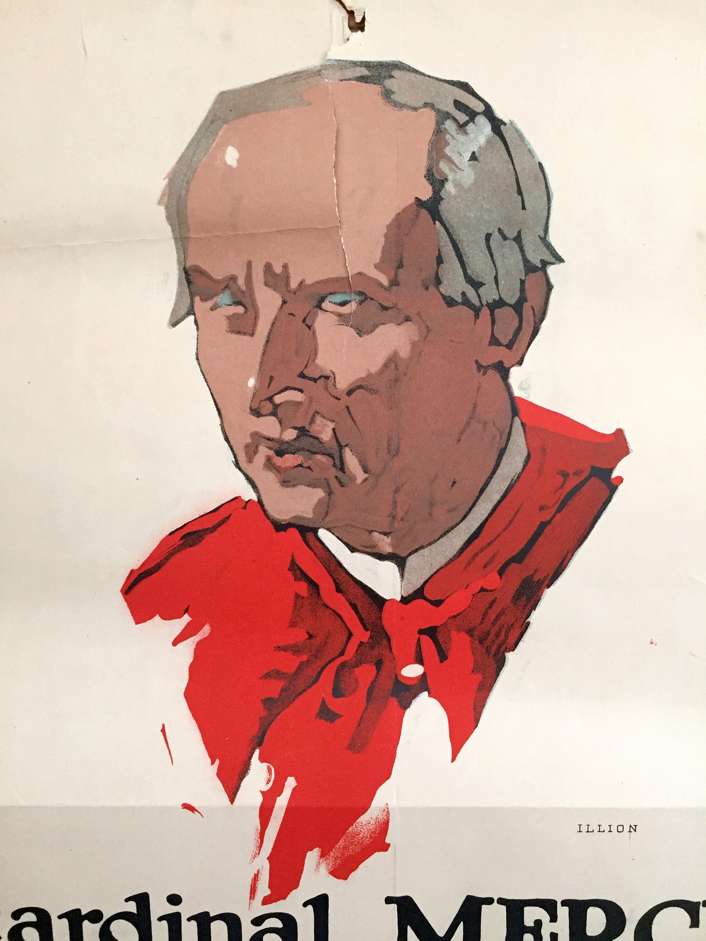 Original 1917 Cardinal Mercier WWI Poster by George Illion – United ...