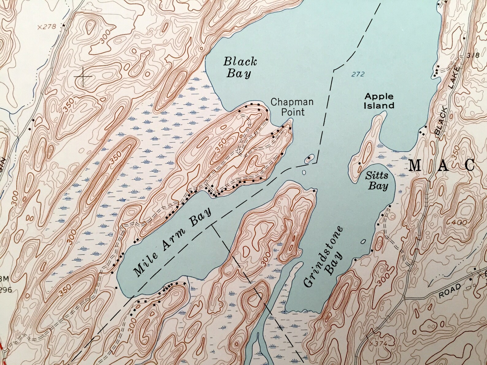 Antique Hammond, New York 1961 US Geological Survey Topographic Map ...