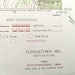 Antique Funkstown, Maryland 1953 US Geological Survey Topographic Map ...