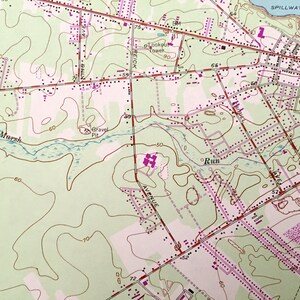 Antique Millville, New Jersey 1953 US Geological Survey Topographic Map ...