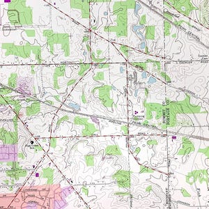 Antique Hudson, Ohio 1963 US Geological Survey Topographic Map – Summit ...