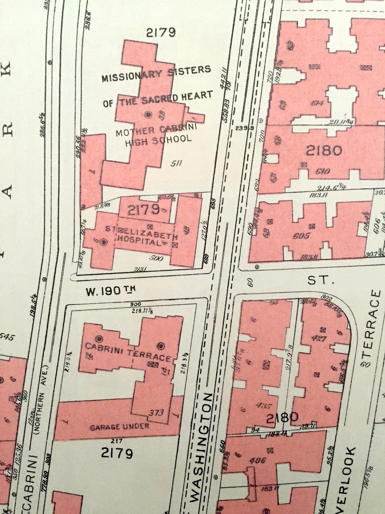 Antique Manhattan, New York City Map From Bromley's 1955 Manhattan Land ...