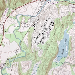 Antique Amenia, New York 1958 US Geological Survey Topographic Map ...