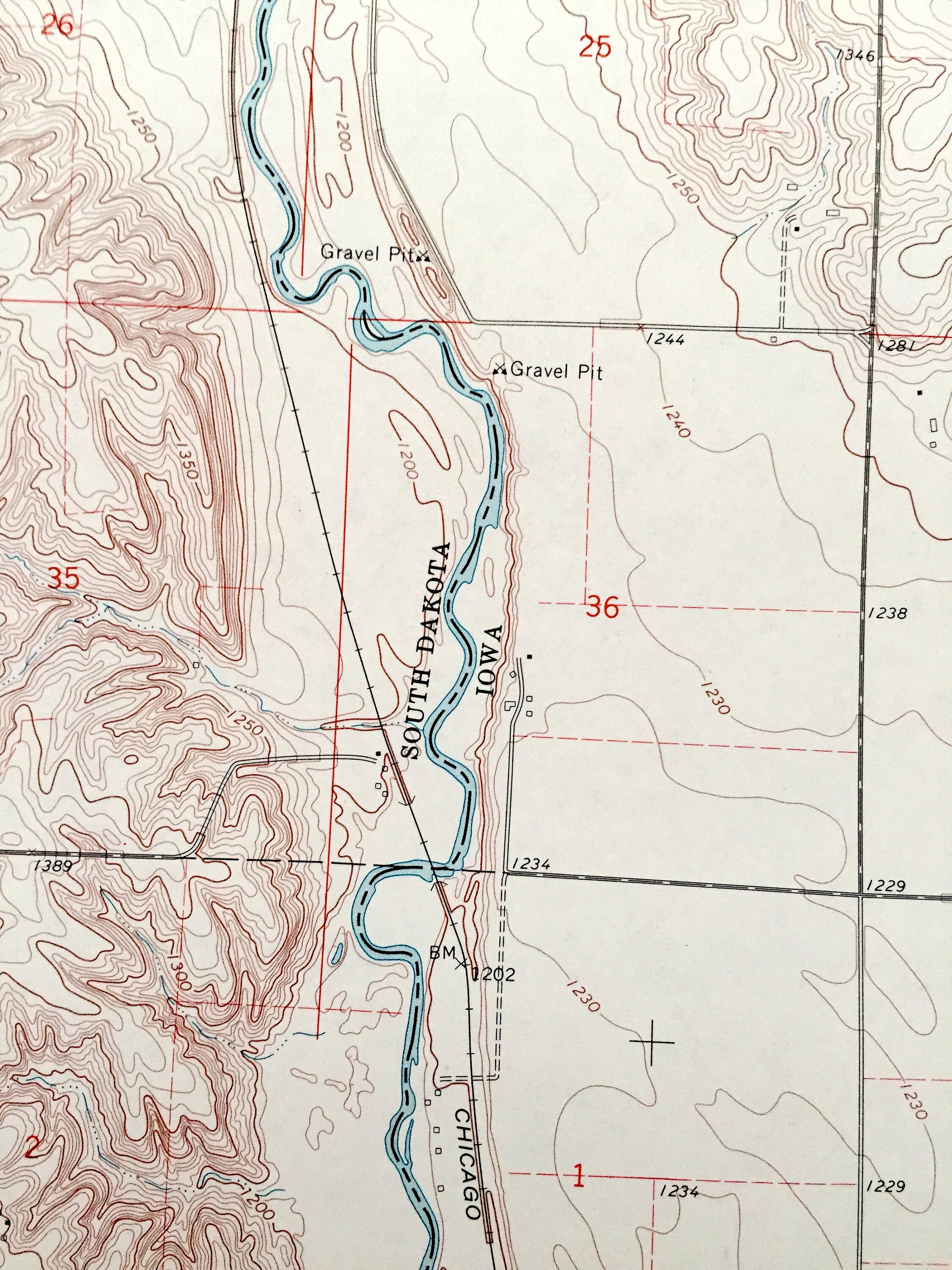 Antique Fairview South Dakota 1968 US Geological Survey | Etsy