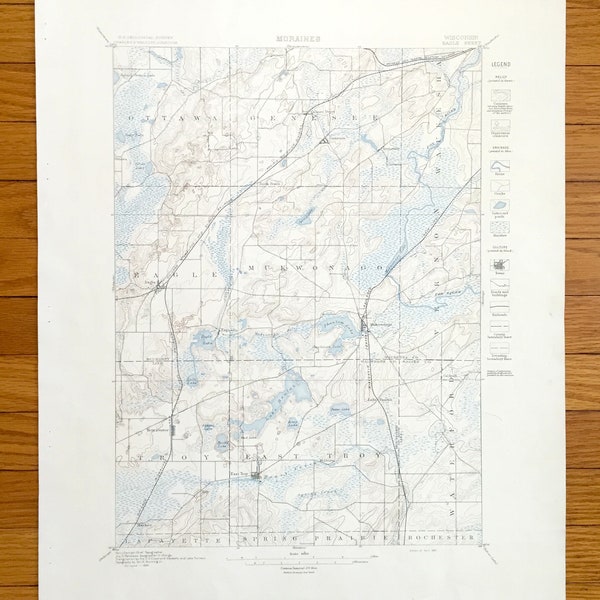 Antique Map of Ottawa - Etsy