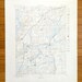Antique Vermilac, Michigan, 1985 US Geological Survey Topographic Map ...