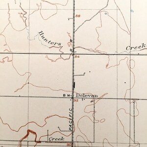 Antique Maxwell, California 1906 US Geological Survey Topographic Map ...