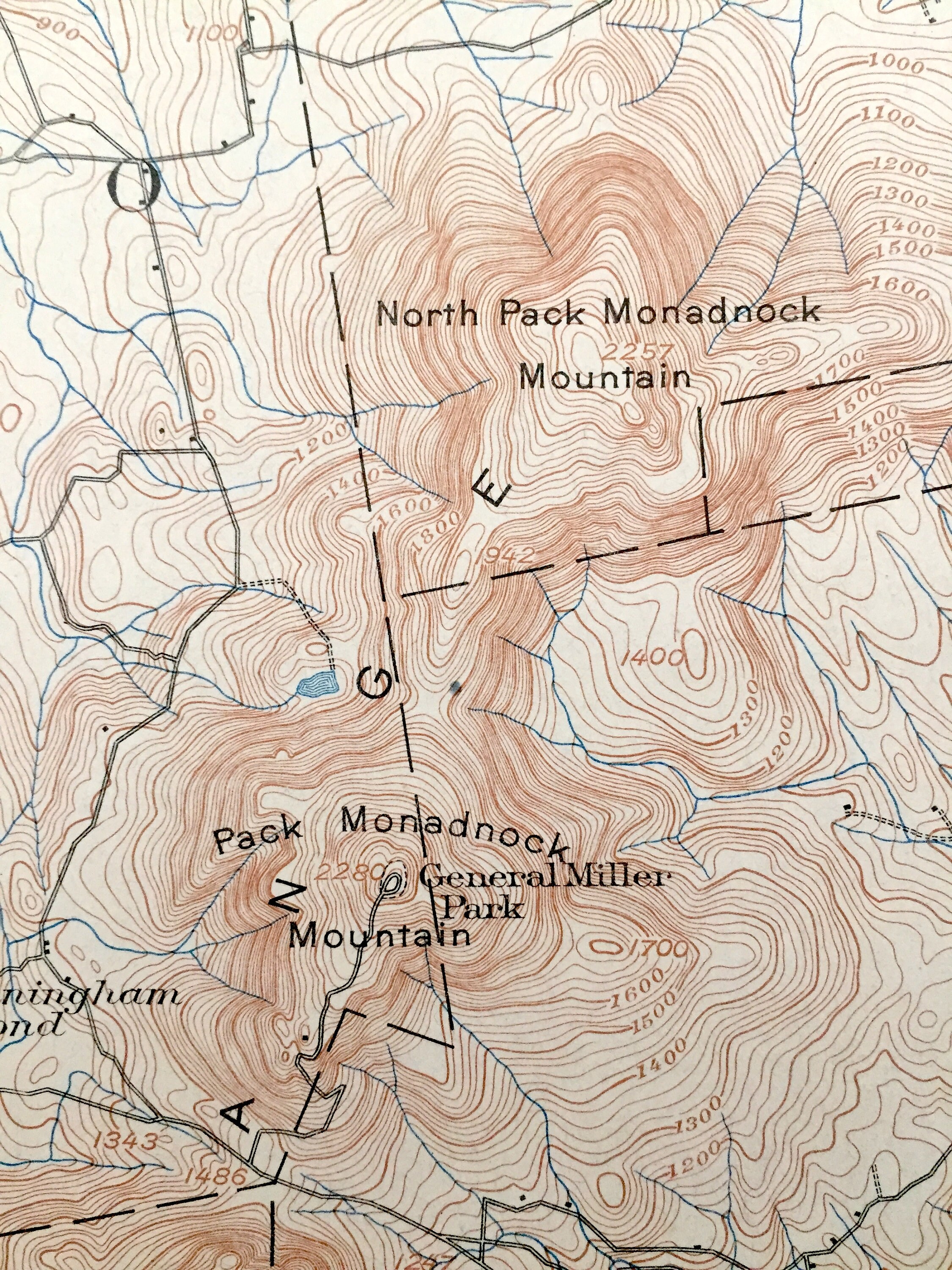 Antique Peterborough New Hampshire 1900 US Geological Survey - Etsy ...