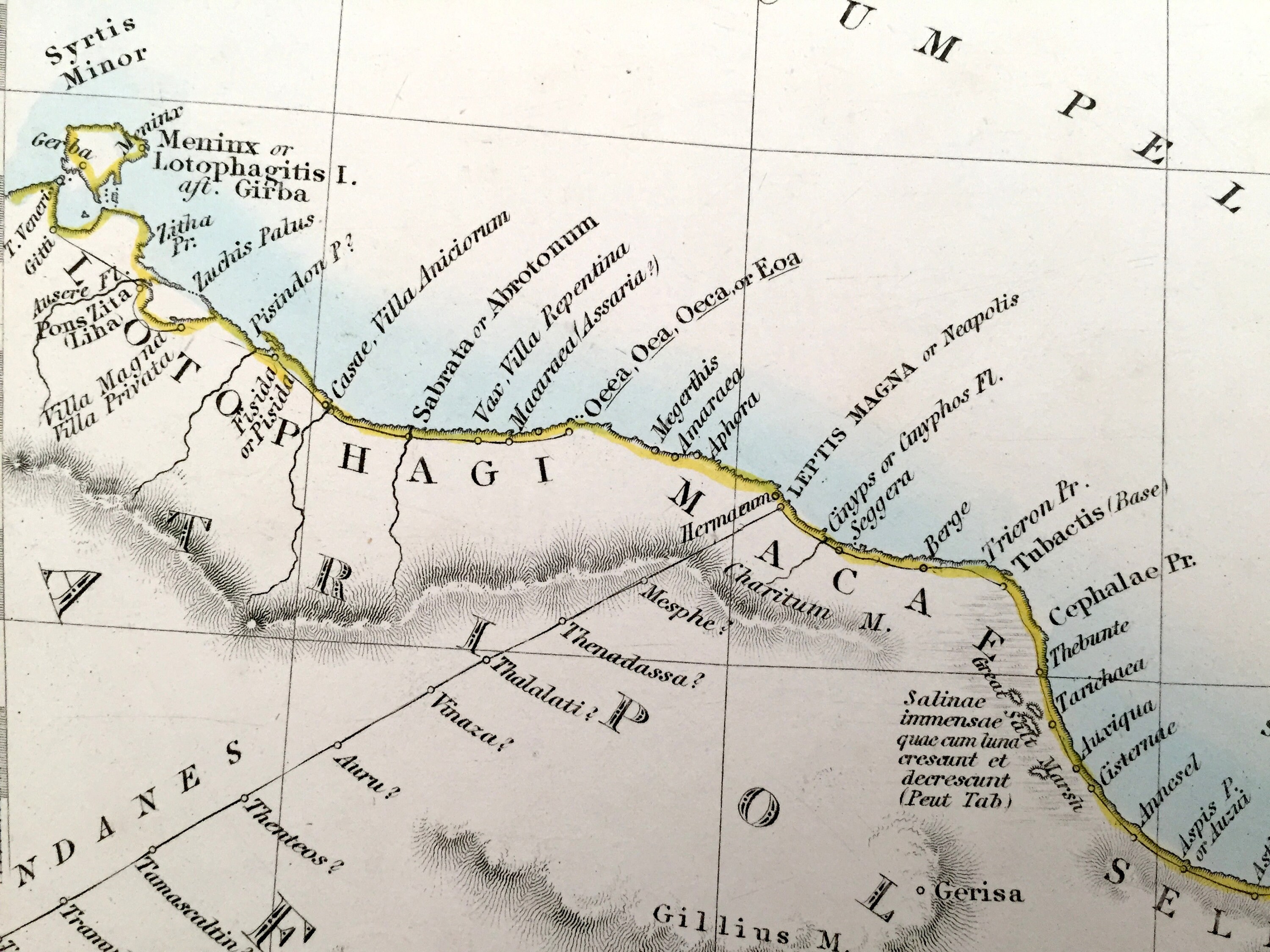Antique 1856 Ancient Libya & Egypt Map From SDUK Atlas - Etsy