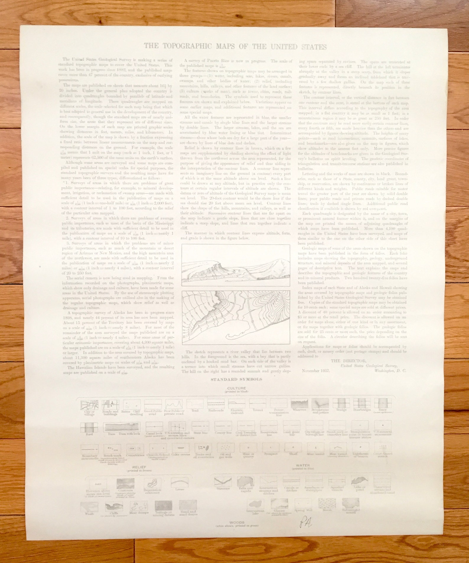 Antique Fairfield Pennsylvania 1909 US Geological Survey | Etsy