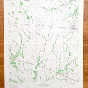 Antique Wills Point, Texas 1962 US Geological Survey Topographic Map ...