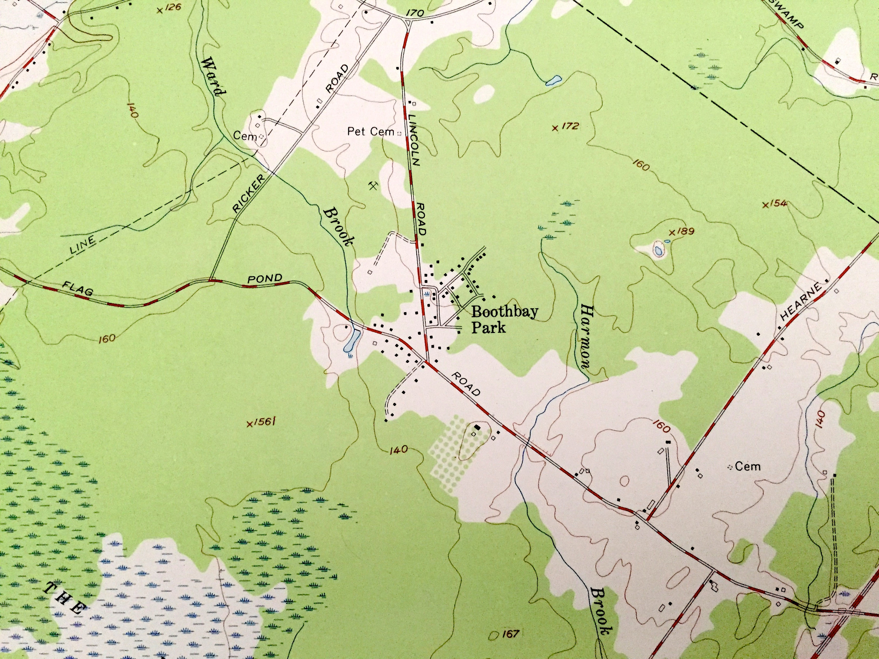 Antique Old Orchard Beach Maine 1956 US Geological Survey | Etsy