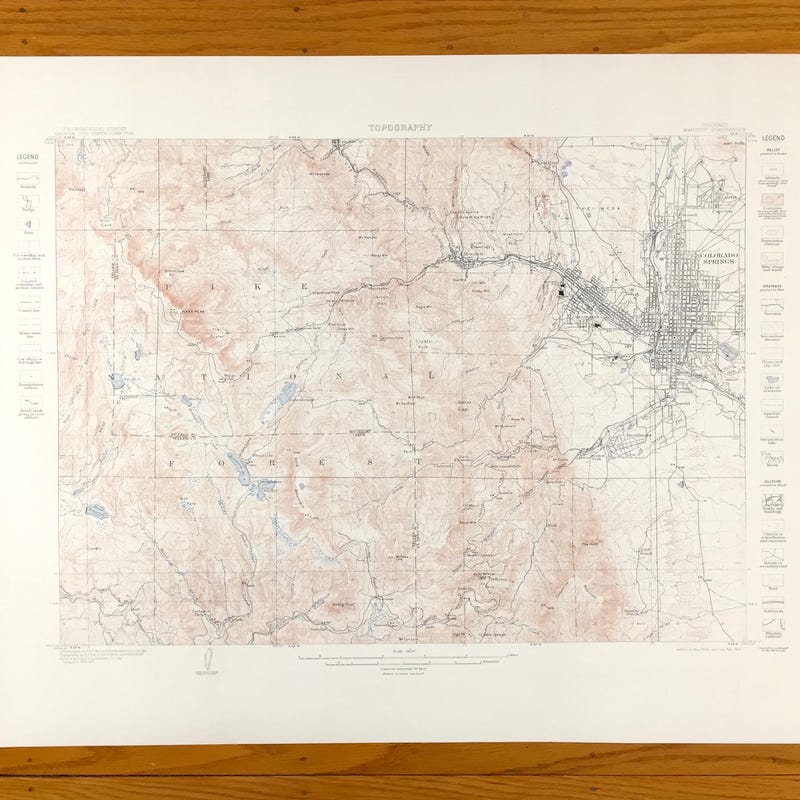 VintageMapsCo - Etsy