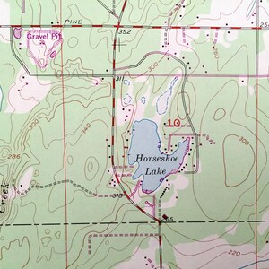 Antique Burley, Washington 1953 US Geological Survey Topographic Map ...