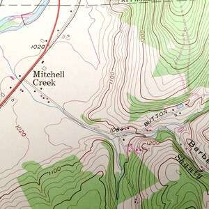 Antique Jackson Summit, Pennsylvania 1954 US Geological Survey ...