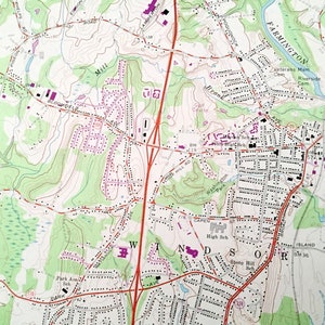 Antique Hartford North, Connecticut 1964 US Geological Survey ...