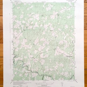 Antique Partlow, Virginia 1942 US Army Topographic Map Spotsylvania ...