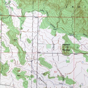 Antique Allison Creek, Colorado 1954 US Geological Survey Topographic ...
