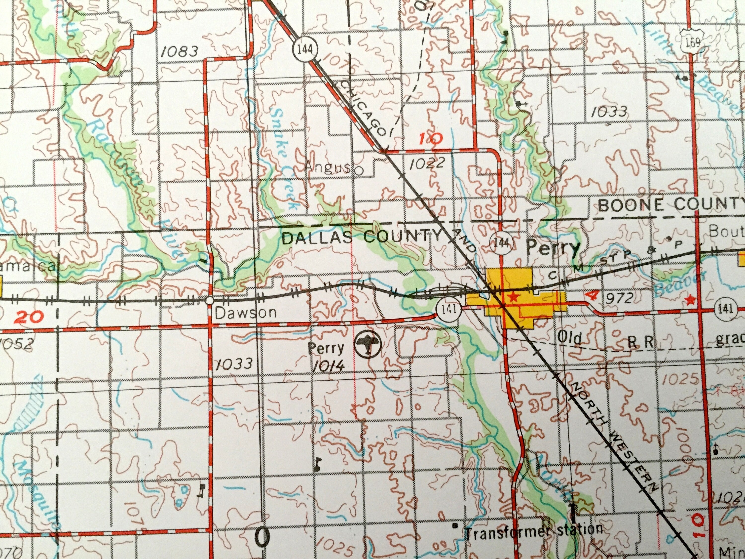 Antique Omaha Nebraska 1954 US Geological Survey Topographic | Etsy