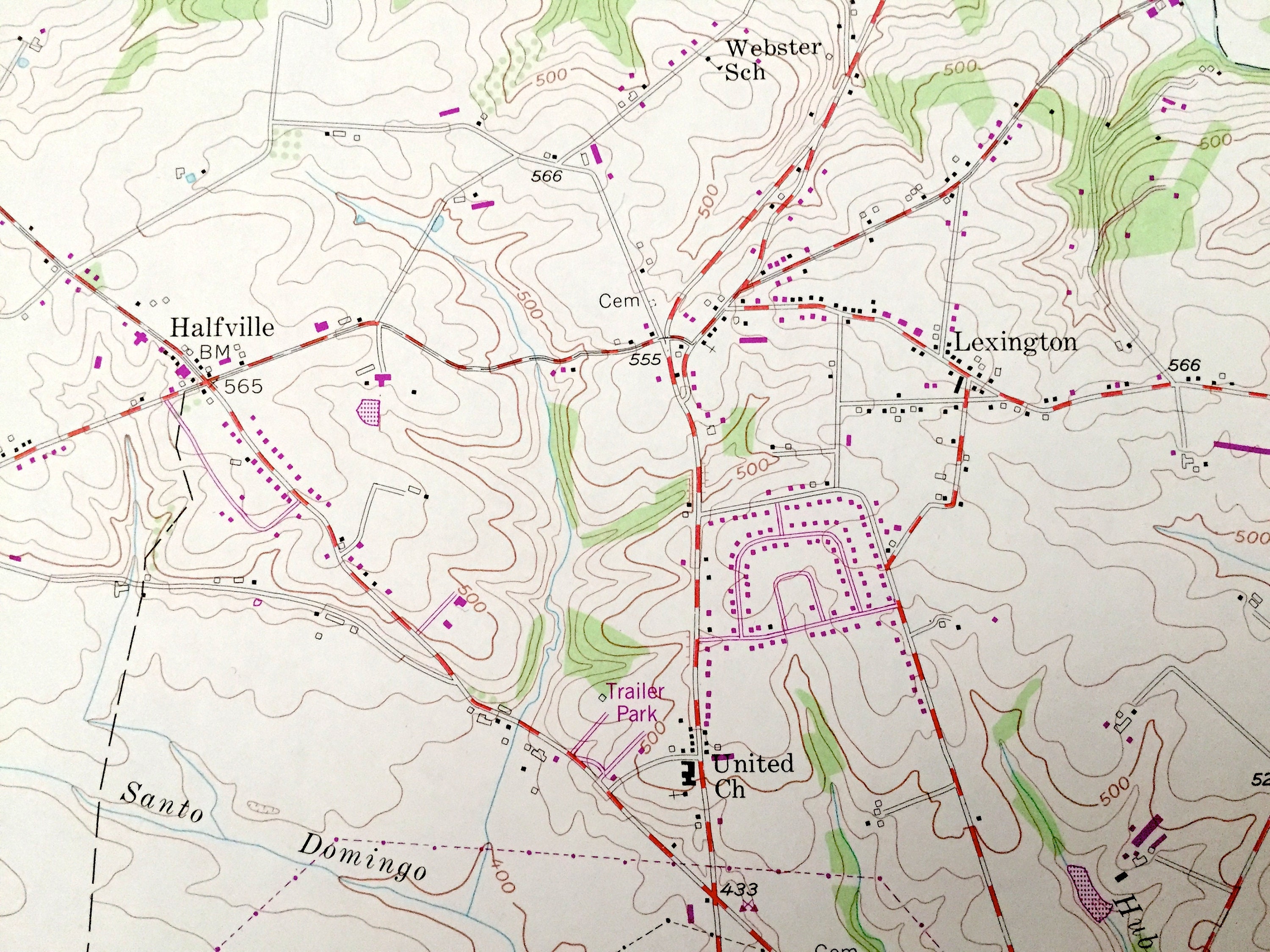 Antique Lititz Pennsylvania 1956 US Geological Survey - Etsy UK