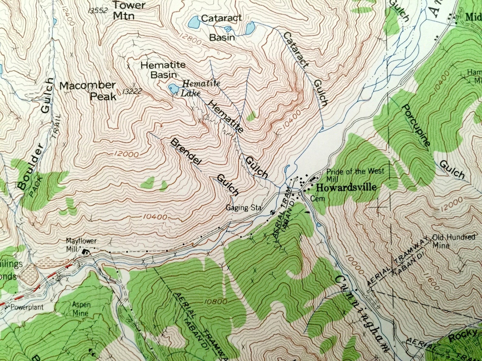 Antique Silverton Colorado 1955 US Geological Survey - Etsy